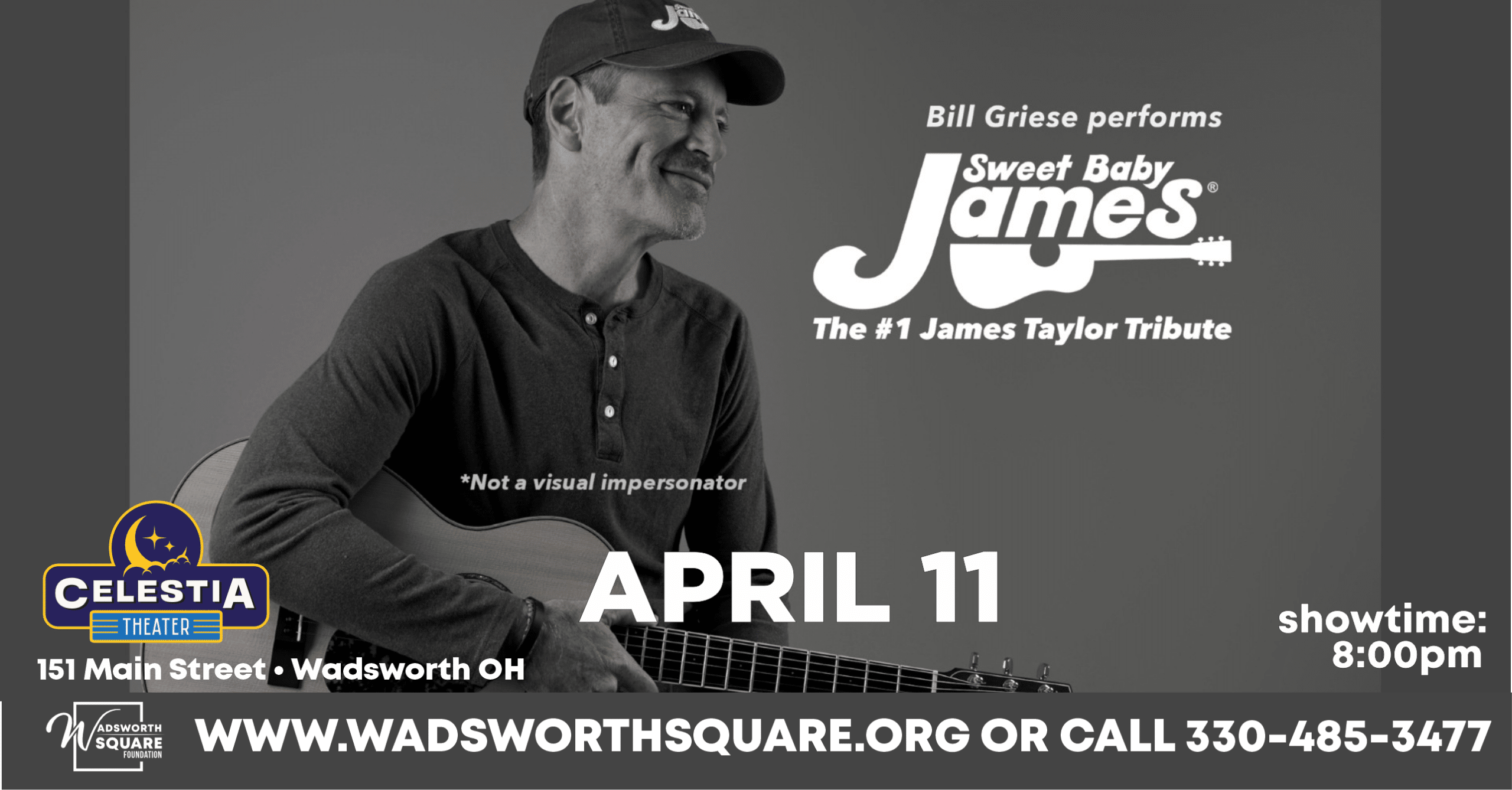 SWEET BABY JAMES: The #1 James Taylor Tribute - Wadsworth Square Foundation